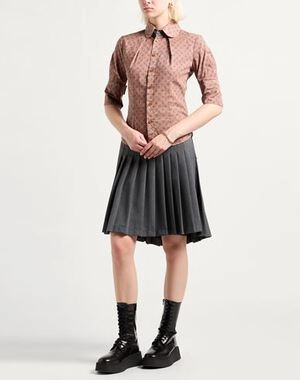 VIVIENNE WESTWOOD Cotton Elastane Floral Print Shirt With Peter Pan Collar