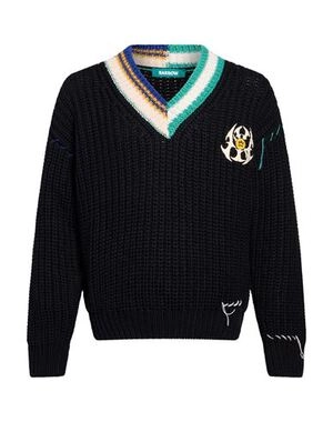 BARROW Multicolor Embellished V-neck Sweater