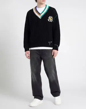 BARROW Multicolor Embellished V-neck Sweater