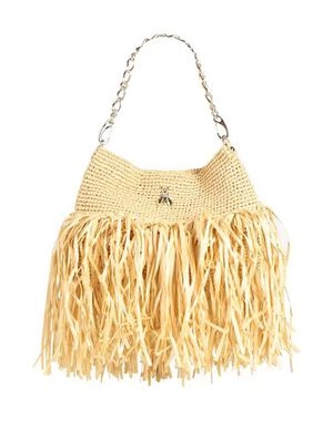 Patrizia Pepe Raffia Fringed Handbag
