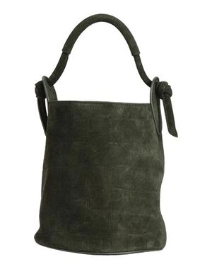 MANSUR GAVRIEL Mini Fortuna Handbag Dark Leather - Green