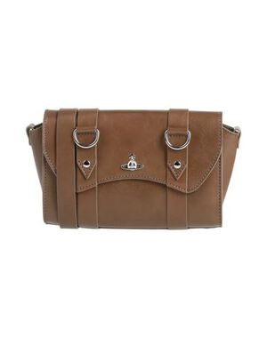 VIVIENNE WESTWOOD Leather Crossbody Bag - Brown