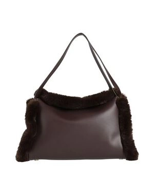 THEMOIRE Chocolate Textile Fibers Handbag - Brown