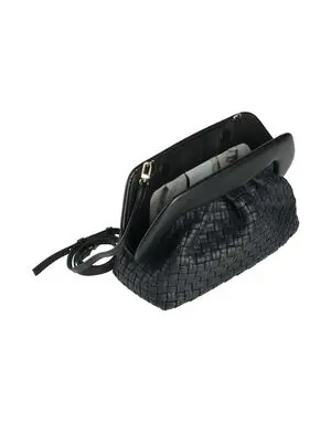 THEMOIRE Woven Clutch - Black