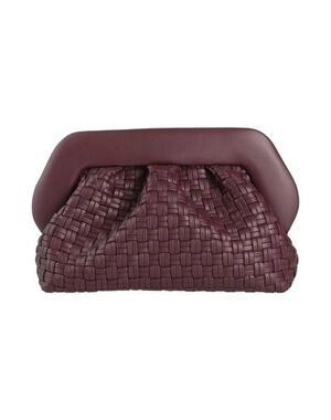 THEMOIRE THEMOIRè Woven Clutch Garnet