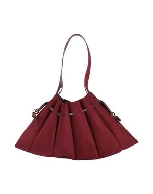 THEMOIRE Shoulder Bag Taupe Textile Fibers - Purple