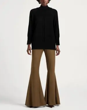 Alpha Studio Wool Turtleneck With Side Slits