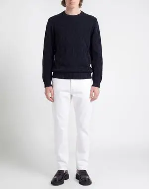 Alpha Studio Midnight Merino Wool Crewneck Sweater