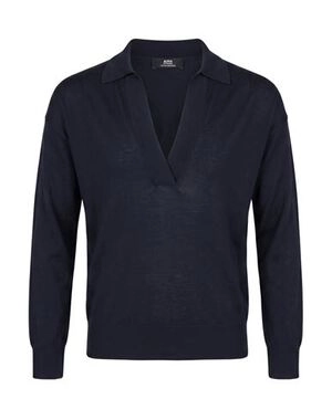 Alpha Studio Sweater Size Merino Wool - Midnight Blue