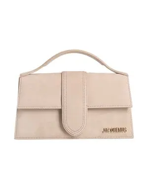 Jacquemus Grande Bambino Handbag Calfskin - Beige