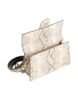 Jacquemus Grande Bambino Handbag In Goat Skin - Beige