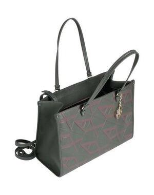 Armani Exchange Military Polyester Tote Handbag - Green