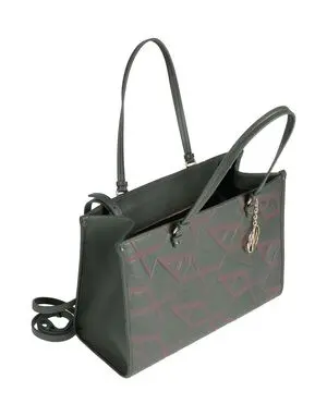 Armani Exchange Military Polyester Tote Handbag - Green