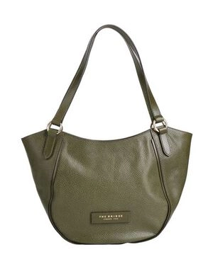 THE BRIDGE Shoulder Bag In Military Cow Leather - Green
