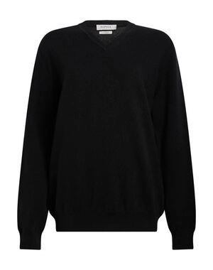 Alpha Studio Cashmere V-neck Sweater - Black