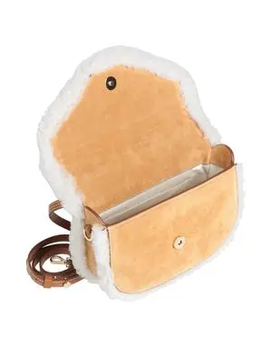 Ba&sh Handbag Camel Lambskin
