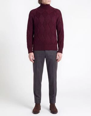 Alpha Studio Turtleneck Size Merino Wool - Red
