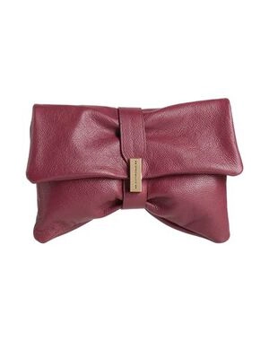 MARC ELLIS Leather Clutch Bag - Red