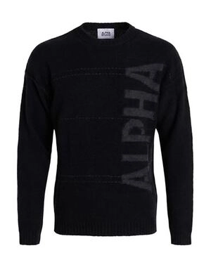 Alpha Studio Sweater Size Wool, Polyamide - Black
