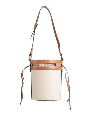 TOD'S Shoulder Bag Linen, Leather