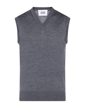 Alpha Studio Sweater Size Merino Wool - Grey