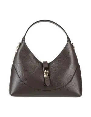 LAURA DI MAGGIO Leather Hobo Bag - Brown