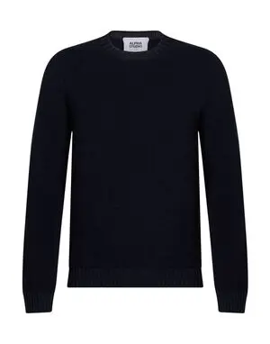 Alpha Studio Midnight Wool Sweater