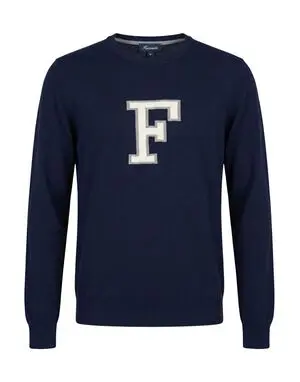 Façonnable Sweater Midnight Size Cotton