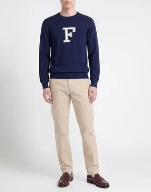 Façonnable Sweater Midnight Size Cotton