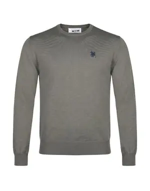 USA POLO SPORT Cotton And Wool Crewneck Sweater - Grey