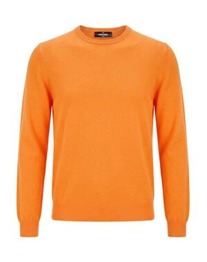 GRAN SASSO Cashmere Crewneck Sweater - Orange