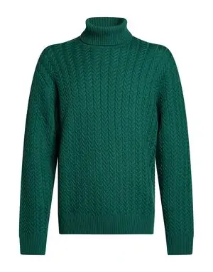 ZANONE Virgin Wool Cable-knit Turtleneck Sweater