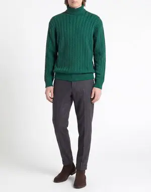 ZANONE Virgin Wool Cable-knit Turtleneck Sweater