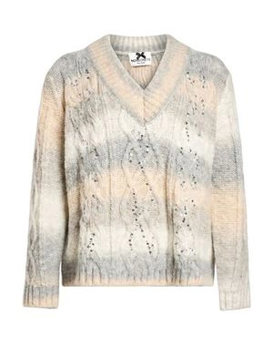 NO SECRETS Sweater Light Size Alpaca Wool, Polyamide, Acrylic - Grey