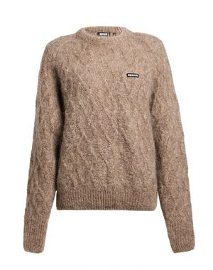 ROTATE BY BIRGER CHRISTENSEN Sweater Khaki Size Alpaca Wool, Mohair Wool, Polyamide, Elastane - Beige