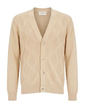 Officine Générale Cardigan Size Cotton - Beige