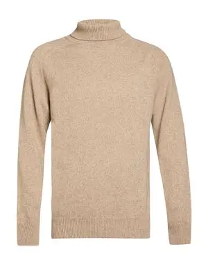 LARDINI Turtleneck Size Cashmere - Beige