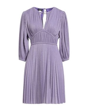 Liu Jo Pleated Mini Dress - Purple