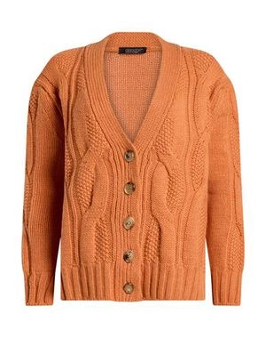 ARAGONA Cardigan Size Cashmere - Orange