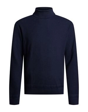 Boglioli Turtleneck Size Wool - Navy