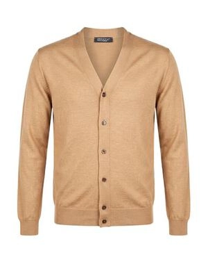 ARAGONA Cardigan Size Cashmere, Silk - Beige