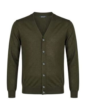 ARAGONA Cashmere Silk Cardigan - Green