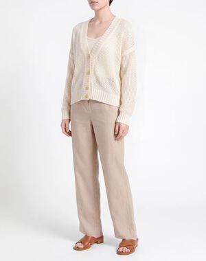 FILIPPO DE LAURENTIIS Open-knit V-neck Cardigan