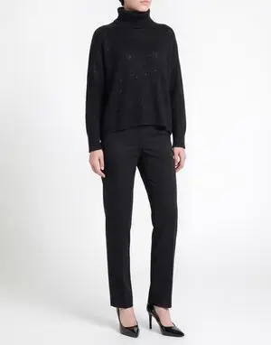 CARACTÈRE Sequined Turtleneck Knit Top