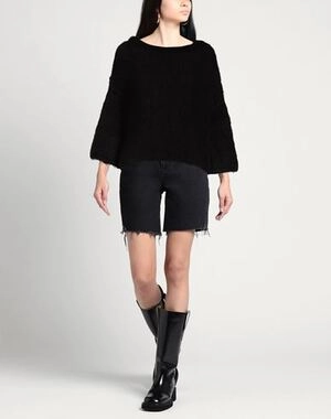VICOLO Superkid Mohair Blend Sweater - Black