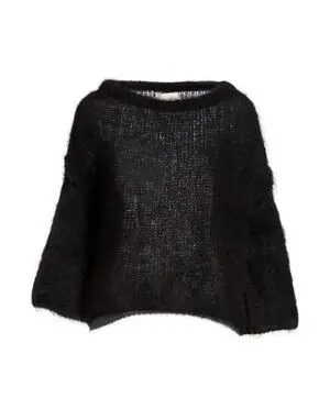 VICOLO Superkid Mohair Blend Sweater - Black