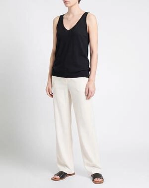 FILIPPO DE LAURENTIIS Sleeveless V-neck Cotton Sweater