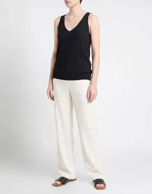 FILIPPO DE LAURENTIIS Sleeveless V-neck Cotton Sweater