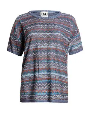 Missoni Multicolor Chevron Knit Cotton, Viscose, And Wool Sweater