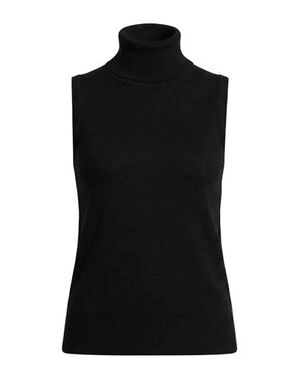 CARLA G. Sleeveless Turtleneck Knit Top